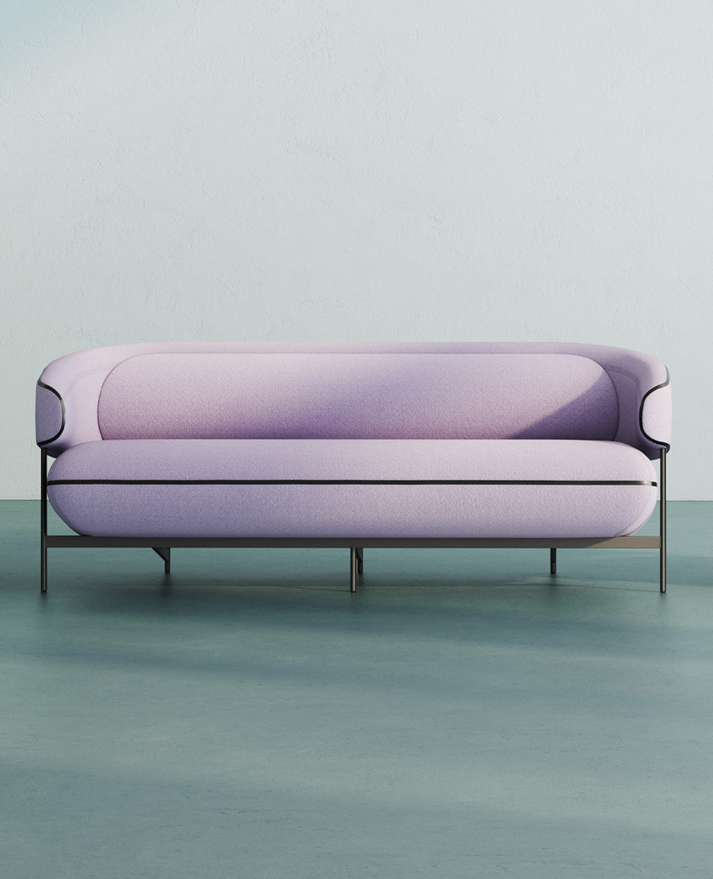 Flote Sofa, Three-Seat - Zipper Detail – hightower.design
