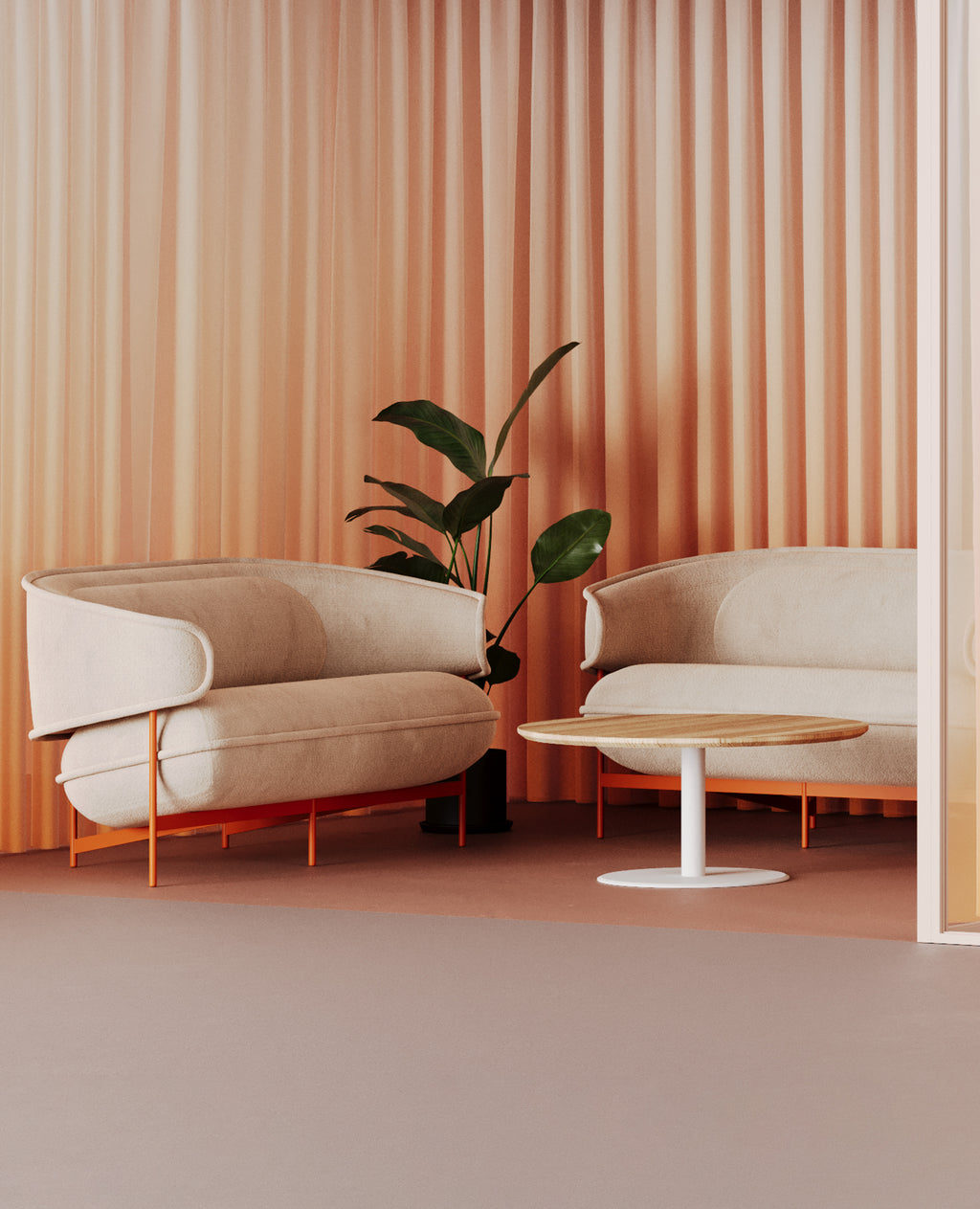 Flote Sofa, Two-Seat - Matching Welt Detail – hightower.design