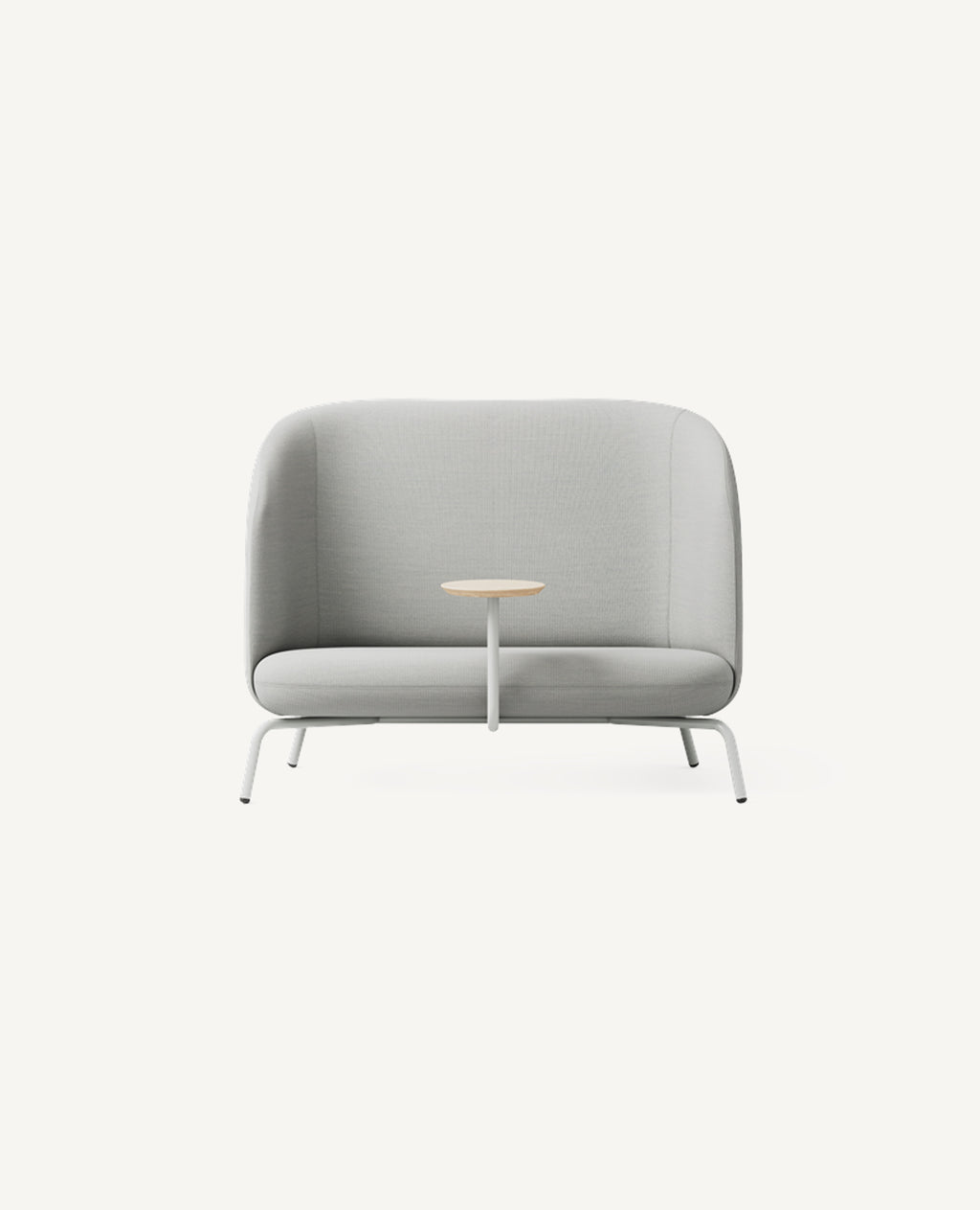 Nest Easy Two-Seat Sofa, Metal Base - with Table – hightower.design