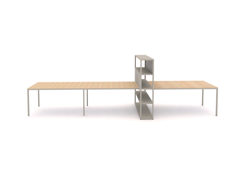 Dry Modular Shelving (13.75" Depth) and Tables - Configuration B ...