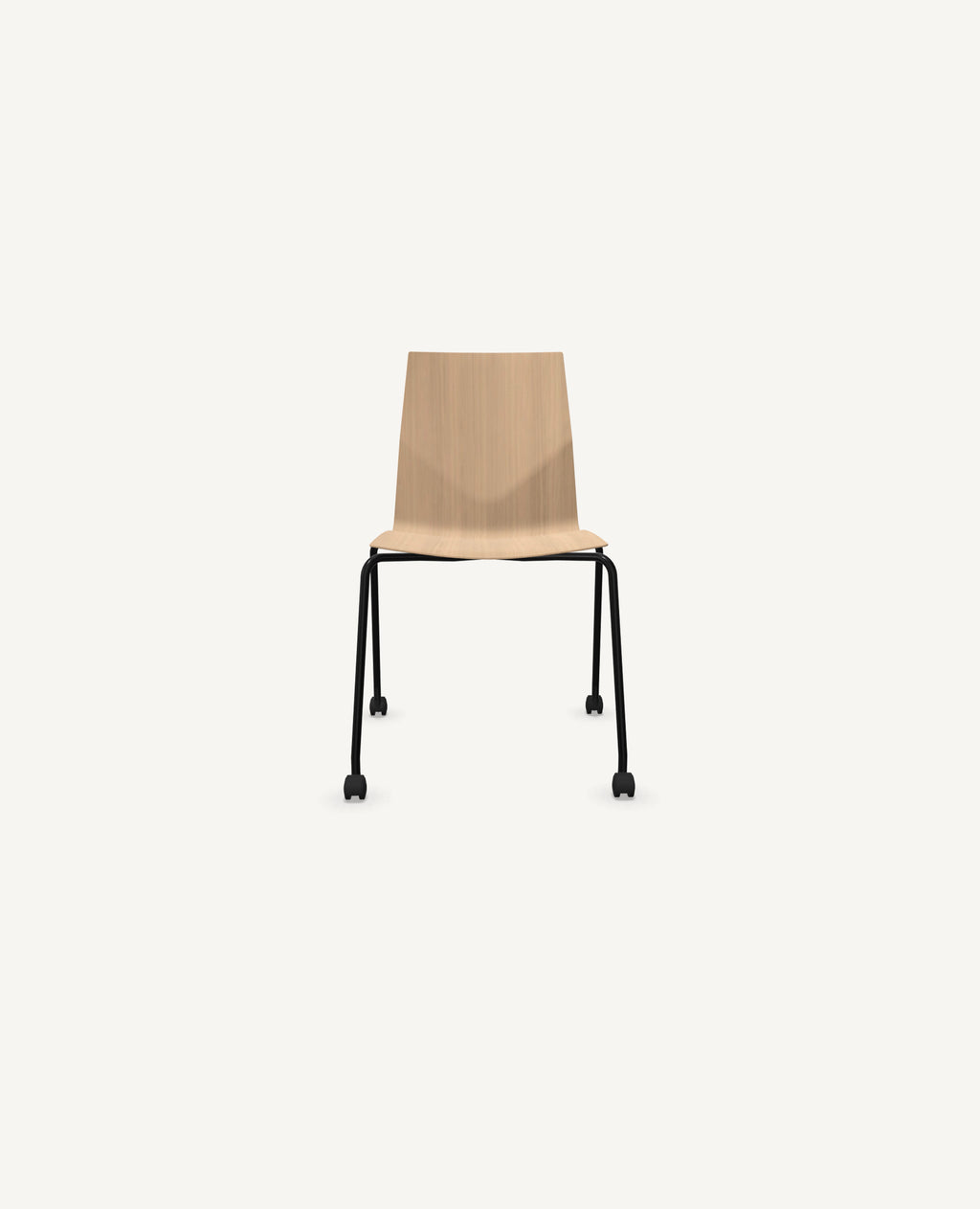 FourCast®2 Chair, Bentwood Shell, 4 Leg Base - with Casters – hightower ...