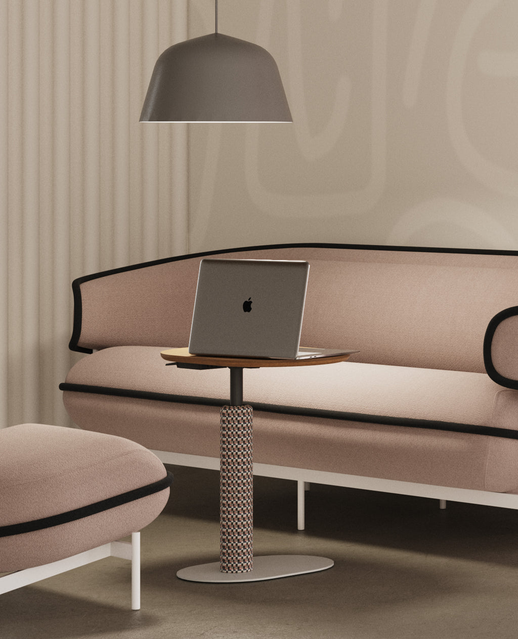 Flux Laptop Table, Adjustable Height - Pill Base – hightower.design