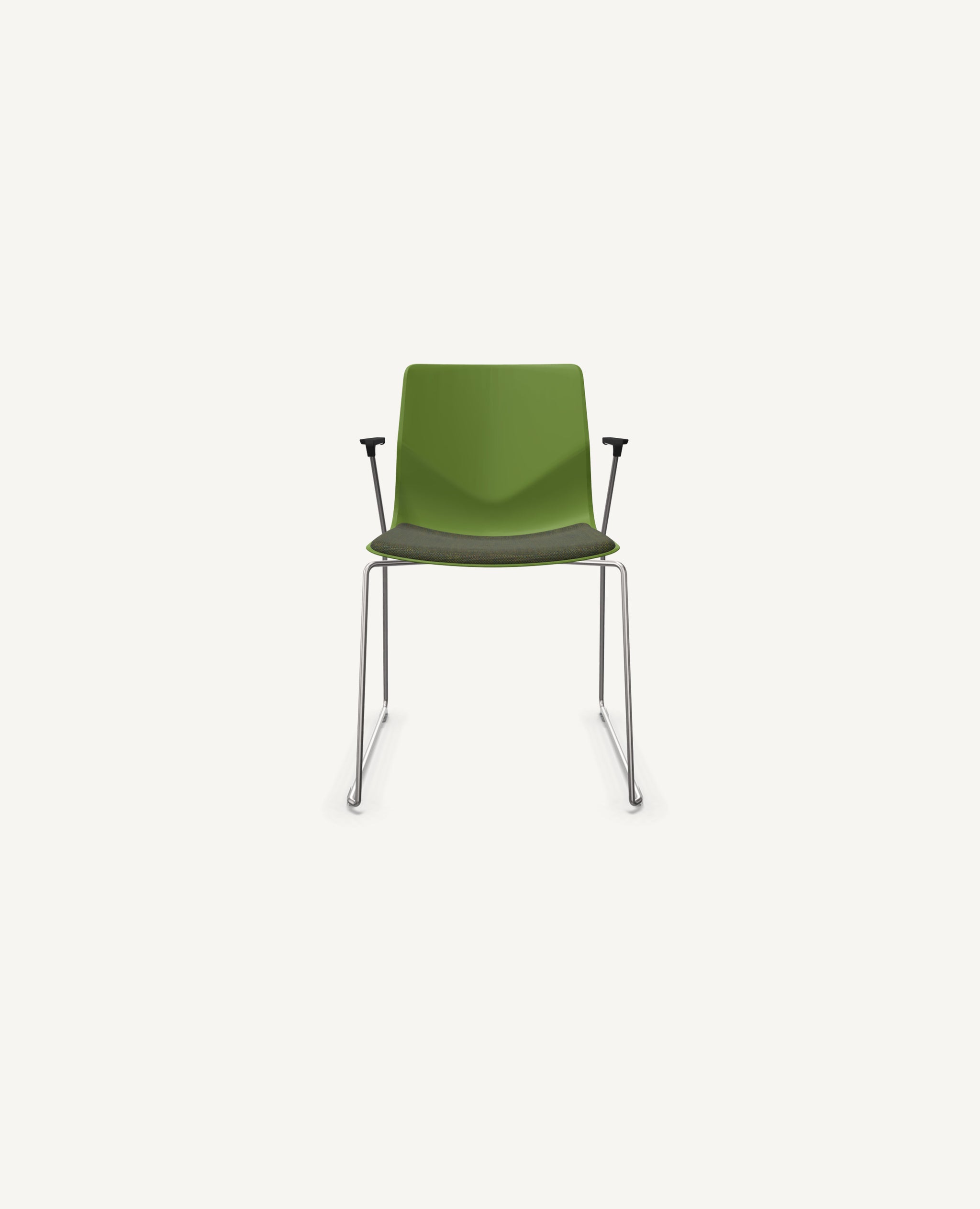 FourSure® Chair, Sled Base with Seat Pad - with Arms – hightower.design
