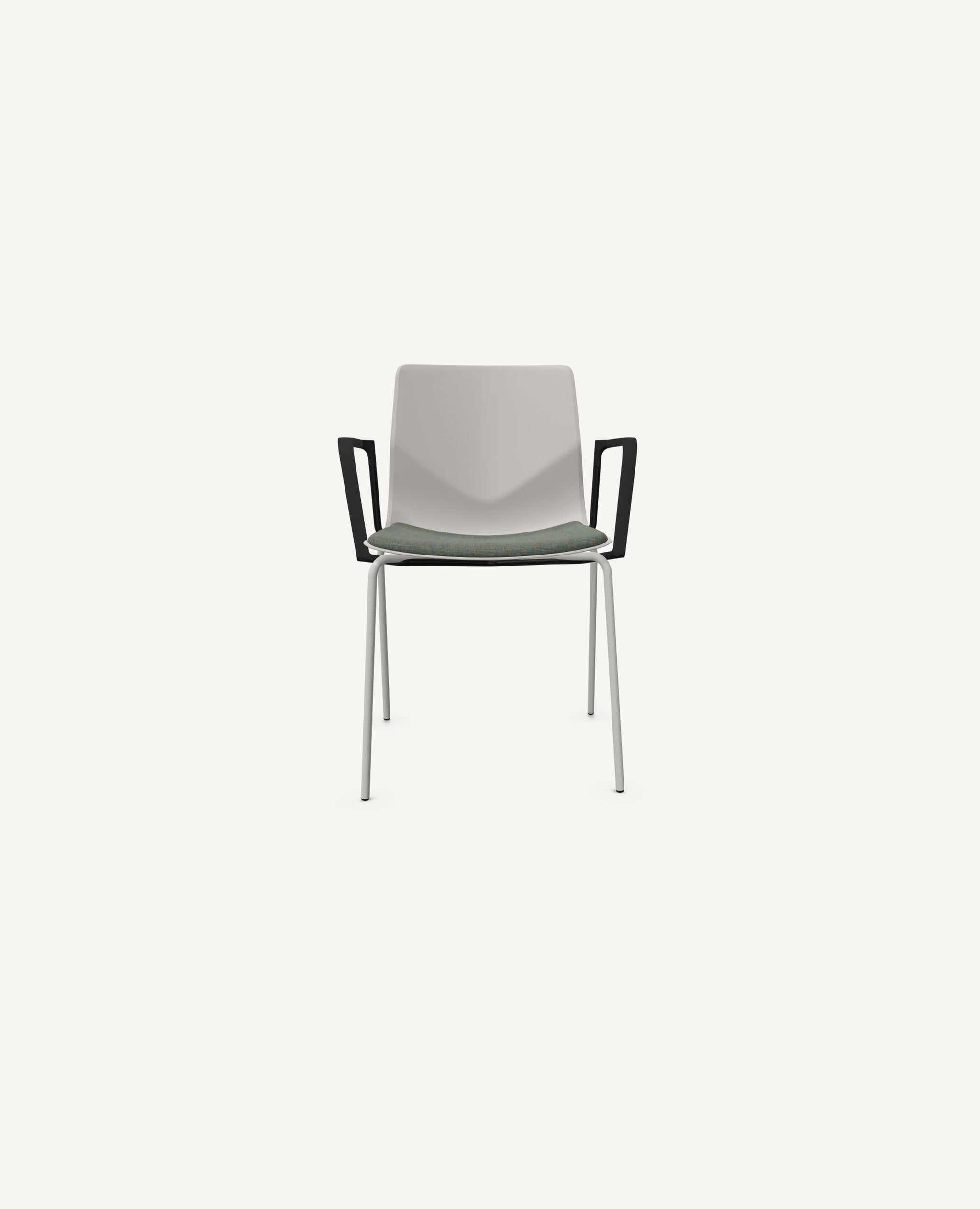 FourSure® Chair, 4 Leg Base with Seat Pad - with Arms – hightower.design
