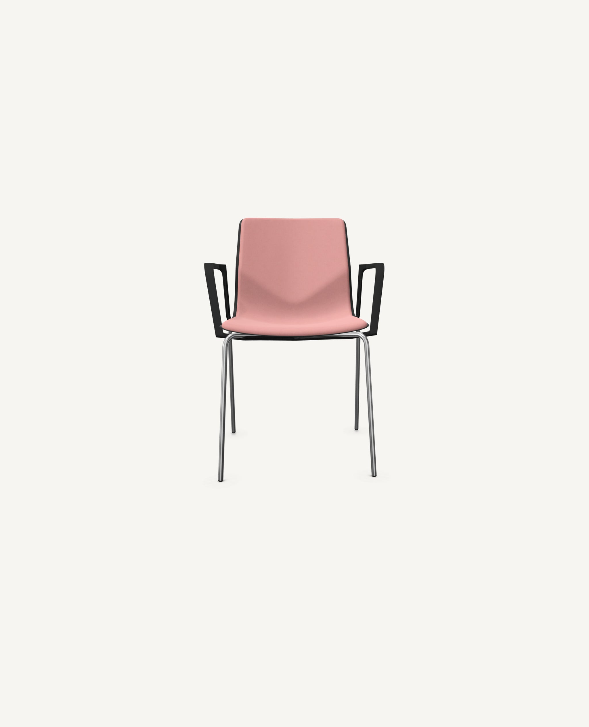 FourSure® Chair, 4 Leg Base, Upholstered Interior - with Arms ...