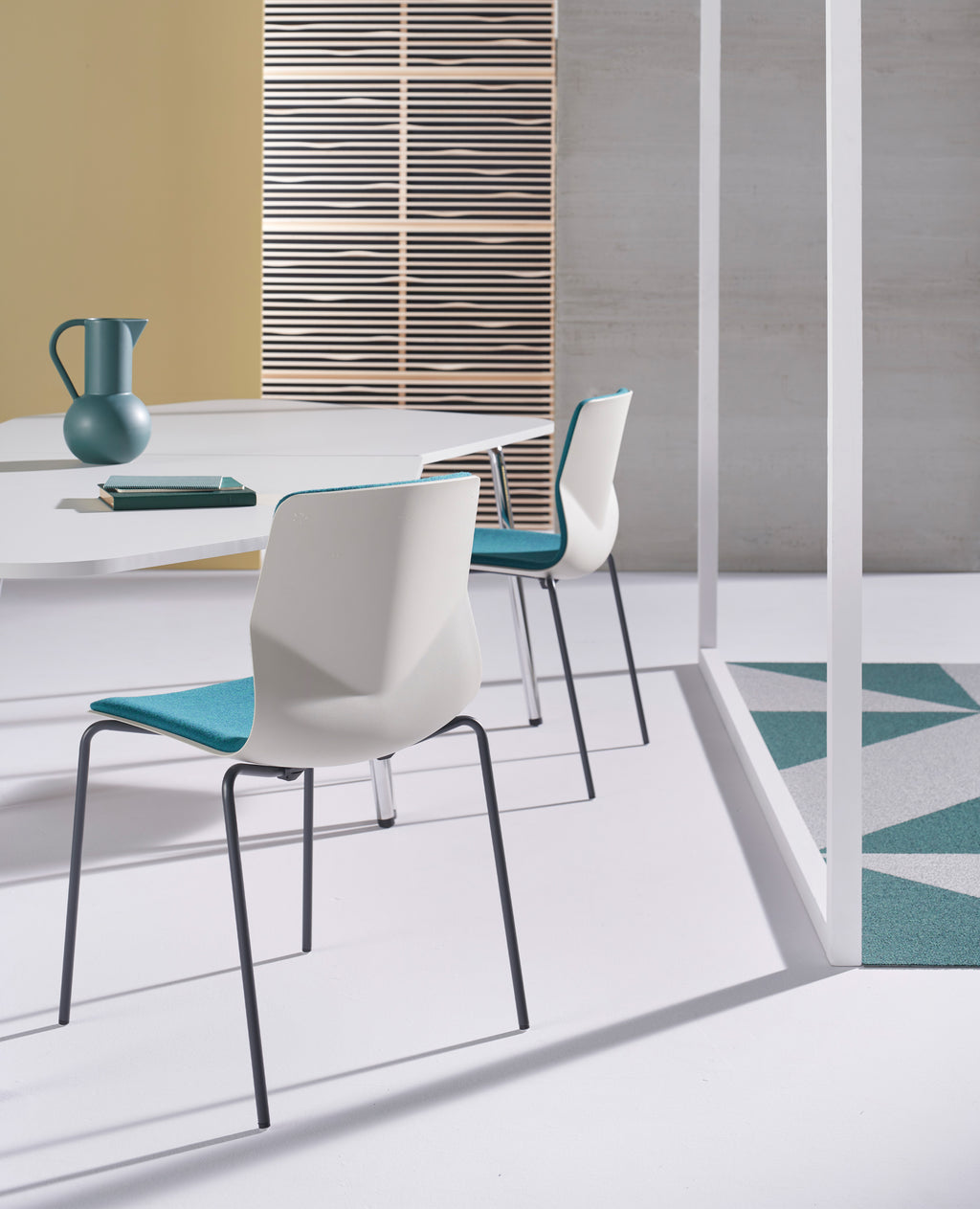 FourSure® Chair, 4 Leg Base - Upholstered Interior – hightower.design