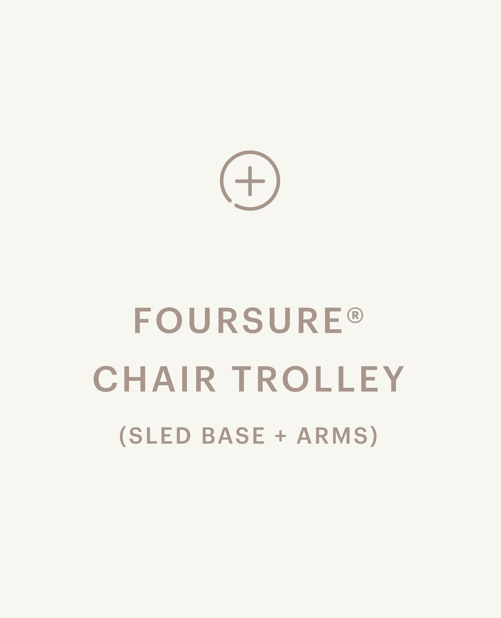 FourSure® Chair Trolley - Sled Base, with Arms – hightower.design