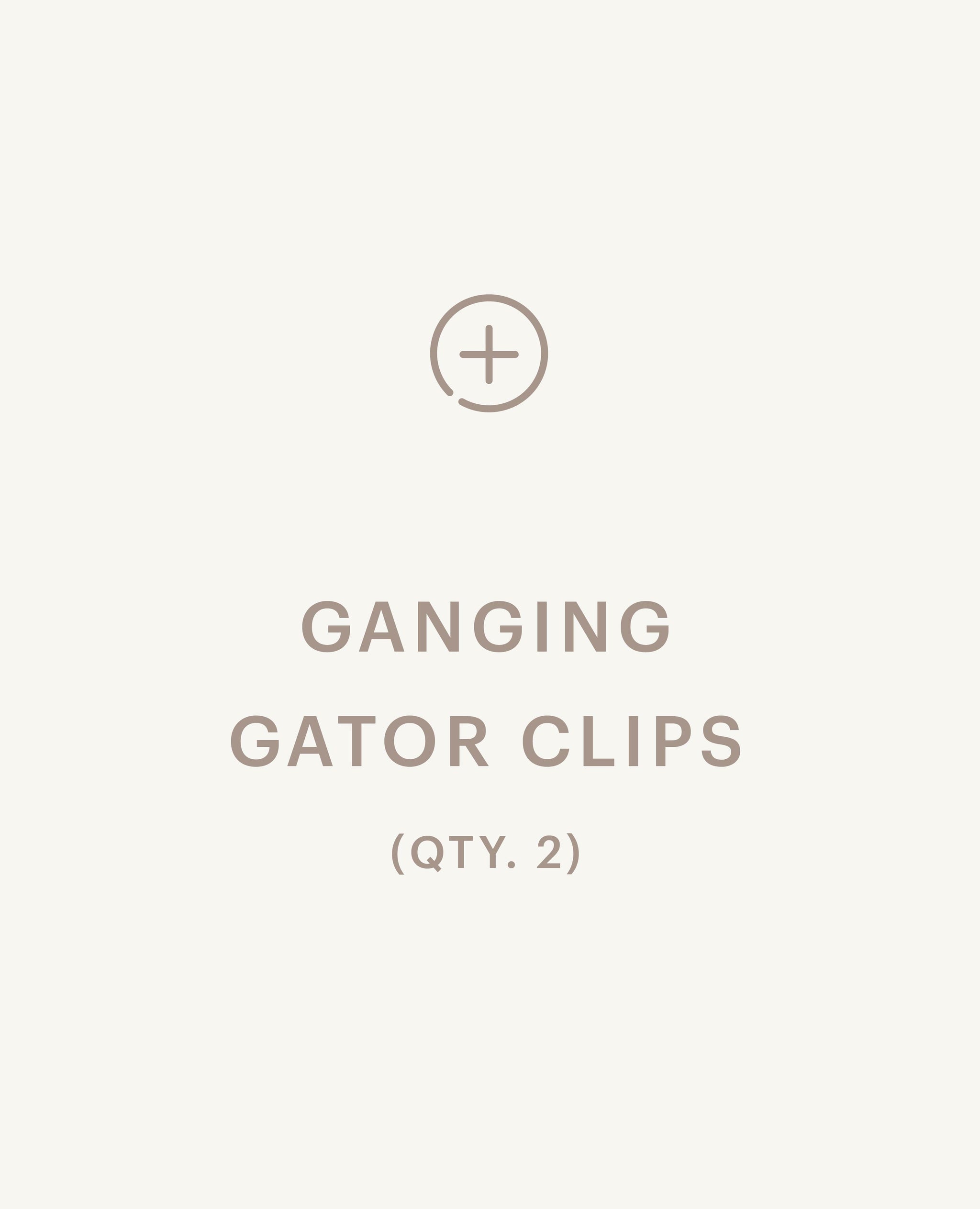 Ganging Set - 2 Gator Clips – hightower.design