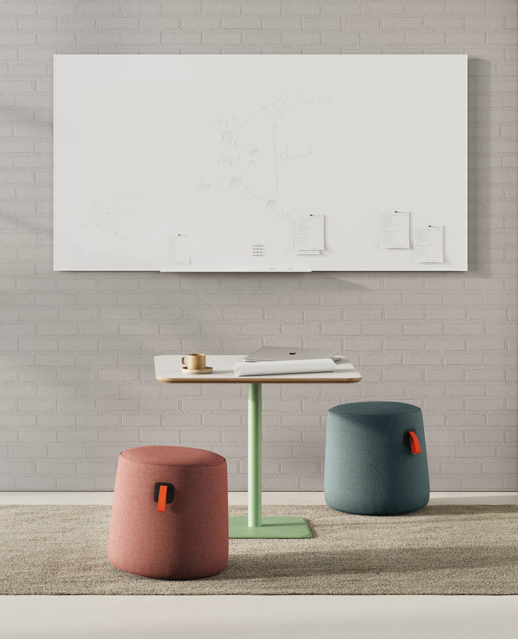 Kona Pouf, Round - Active Motion Base – hightower.design