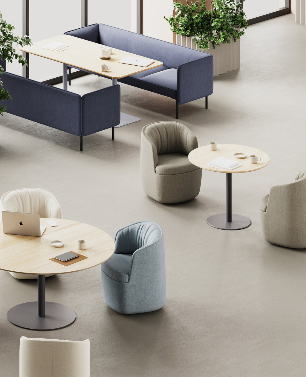 Kona Table, Standard Height, Round - 36.5" Diameter – hightower.design