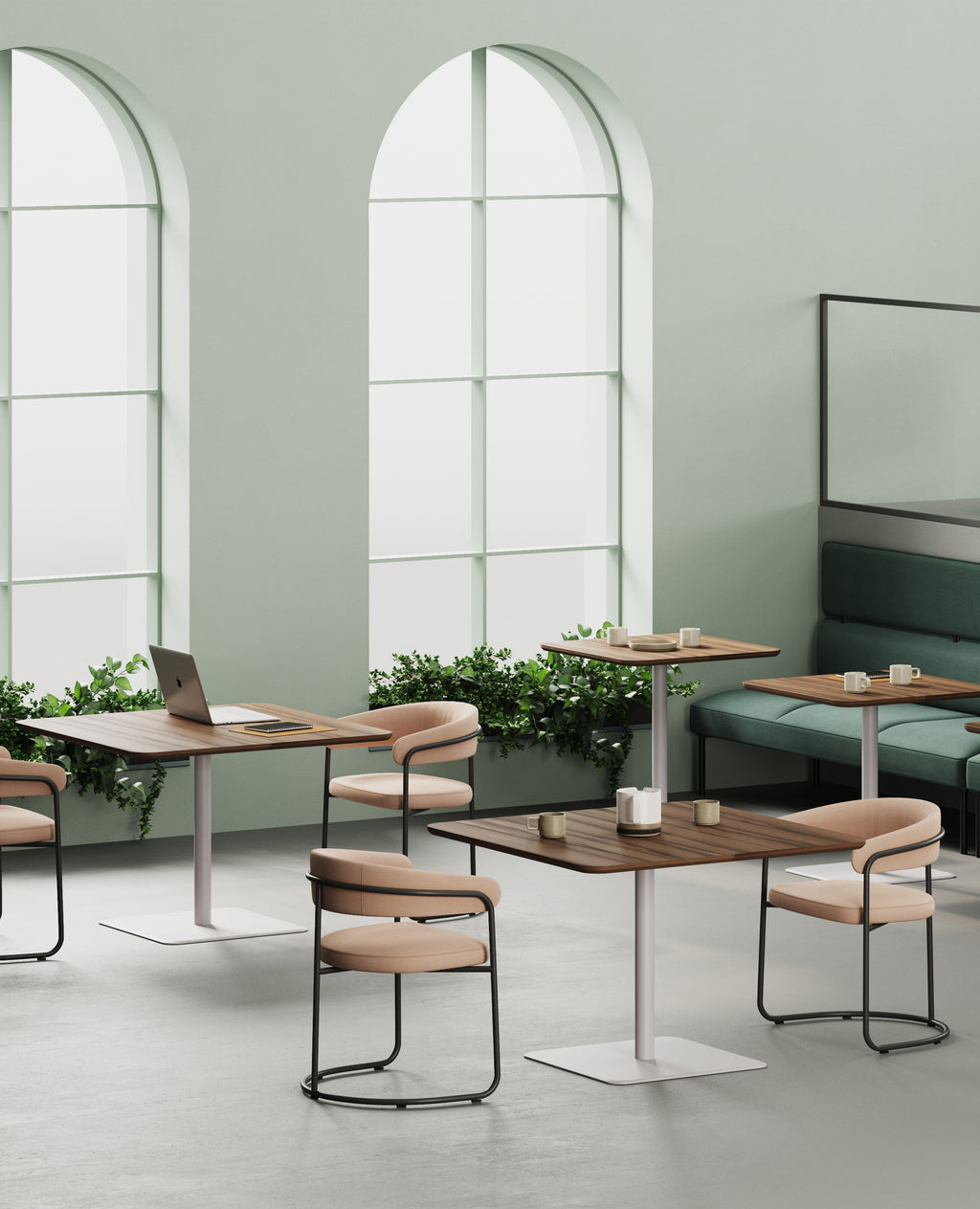 Kona Table, Standard Height, Square - 42" x 42" – hightower.design