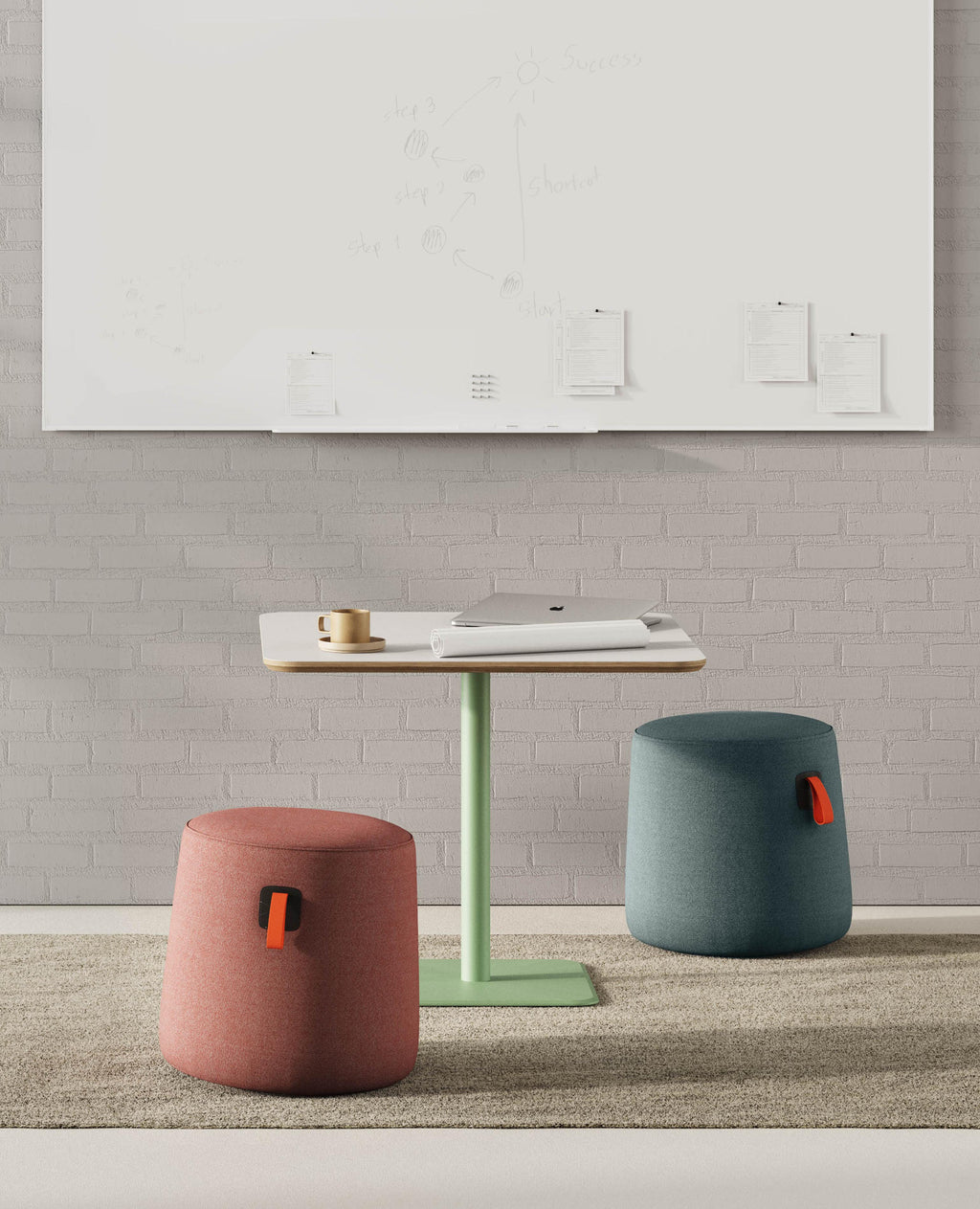 Kona Table, Standard Height, Square - 36.5" x 36.5" – hightower.design