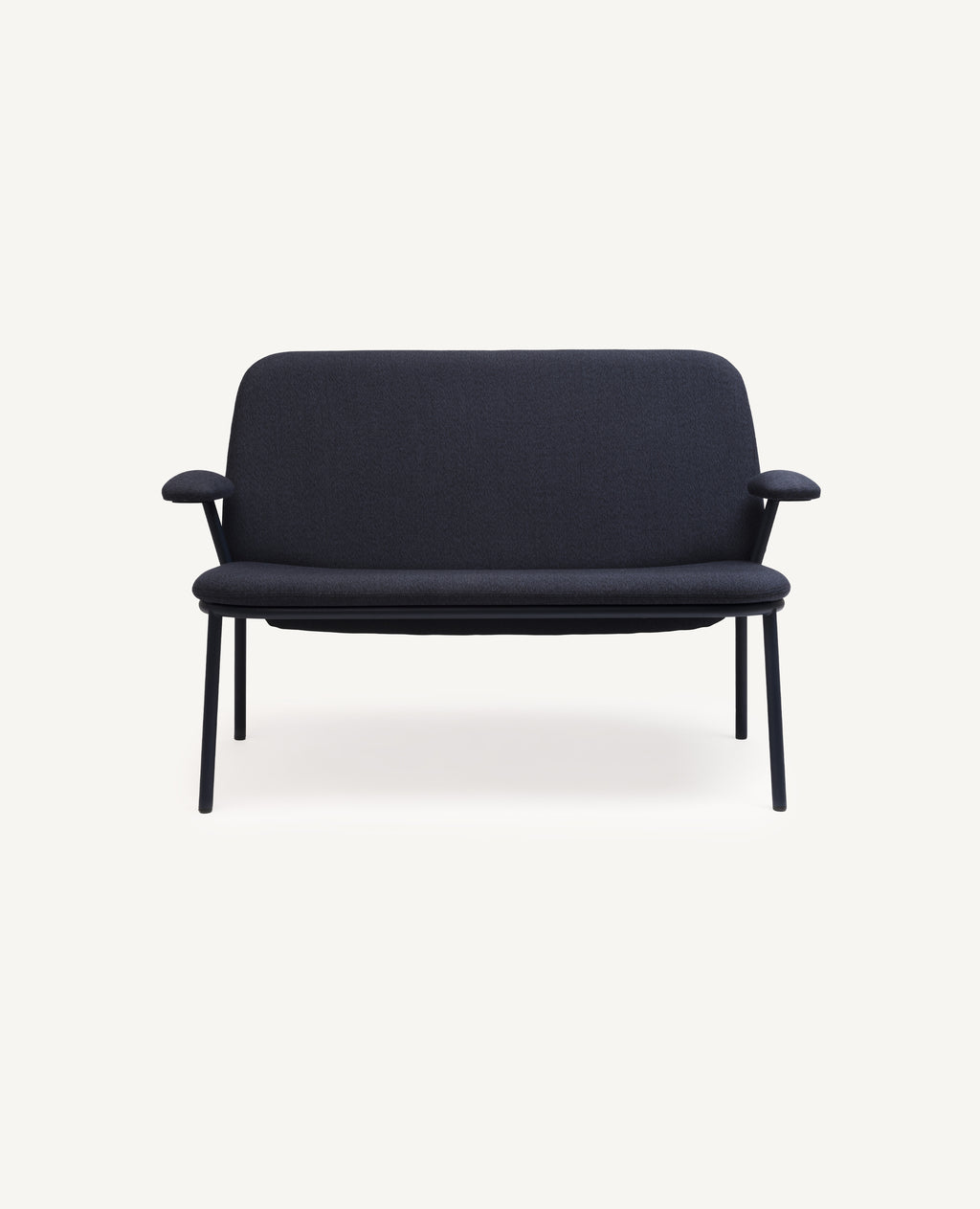 Lana Sofa with Arms, Two-Seat, Metal - Highback – hightower.design