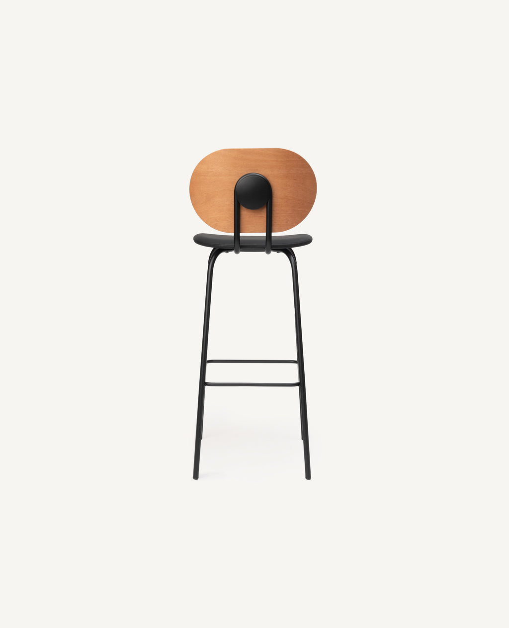 Hari Chair, Bar Height, Wood Back - Upholstered Seat – hightower.design