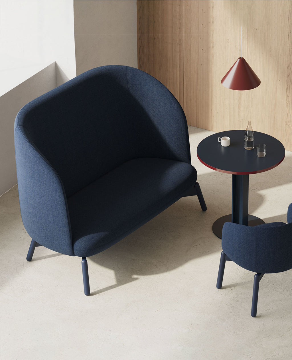 Nest Easy Two-Seat Sofa - Wood Base – hightower.design