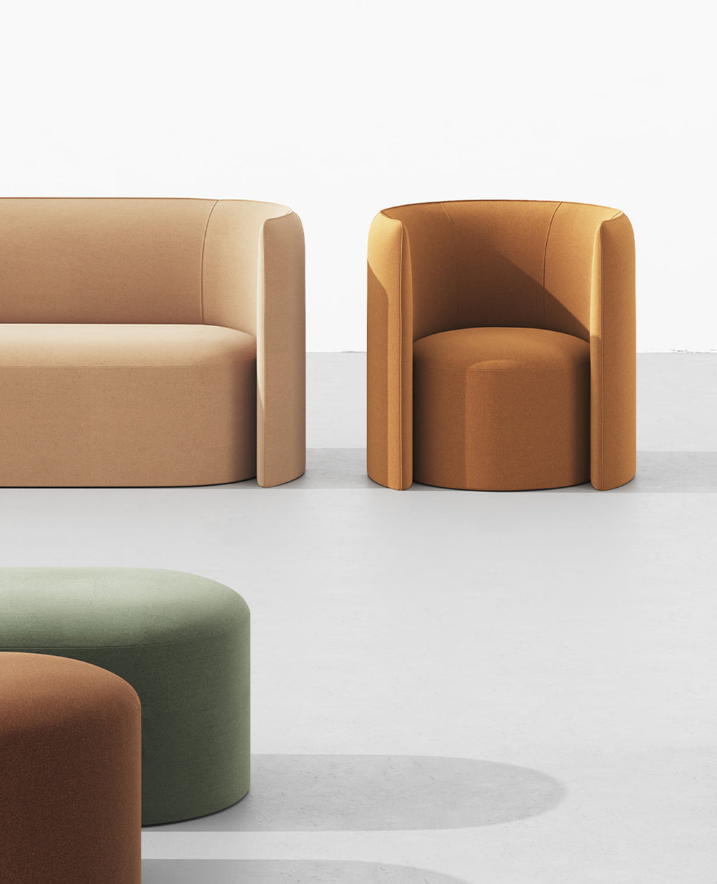 Proto Lounge Chair, Lowback - Inward Curve – hightower.design