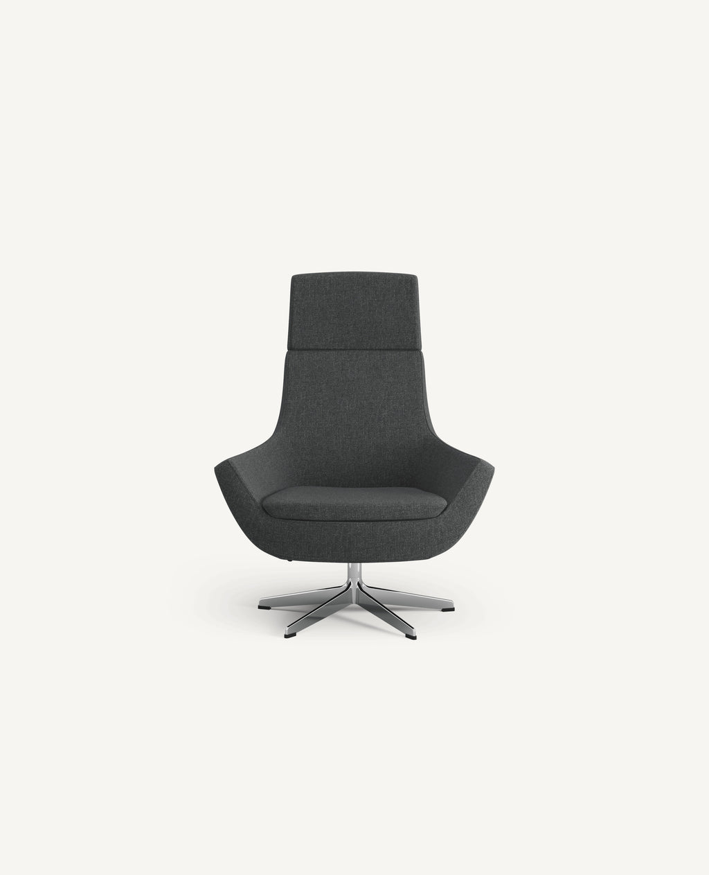 Happy Lounge Chair, Highback - Swivel 5-Star Base – hightower.design
